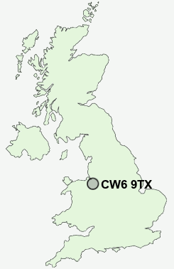 CW6 9TX, Beeston, Cheshire West And Chester, Cheshire