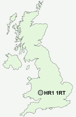 HR1 1RT, Hampton Park, County Of Herefordshire, Herefordshire