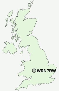 WR3 7RW, Claines, Worcester, Worcestershire